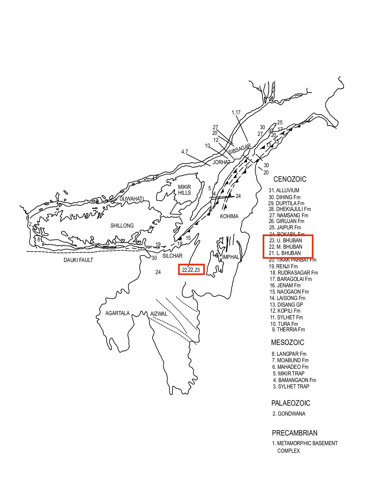 Lithology and Thickness