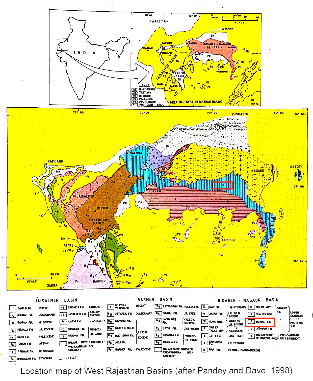 Lithology and Thickness