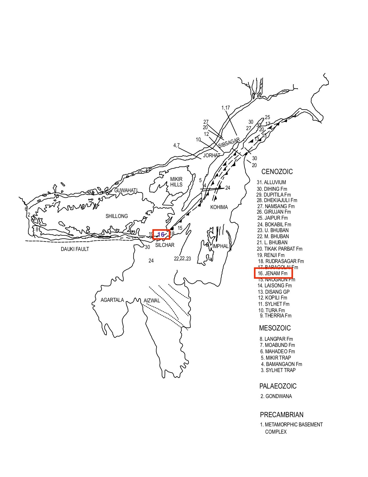 Lithology and Thickness